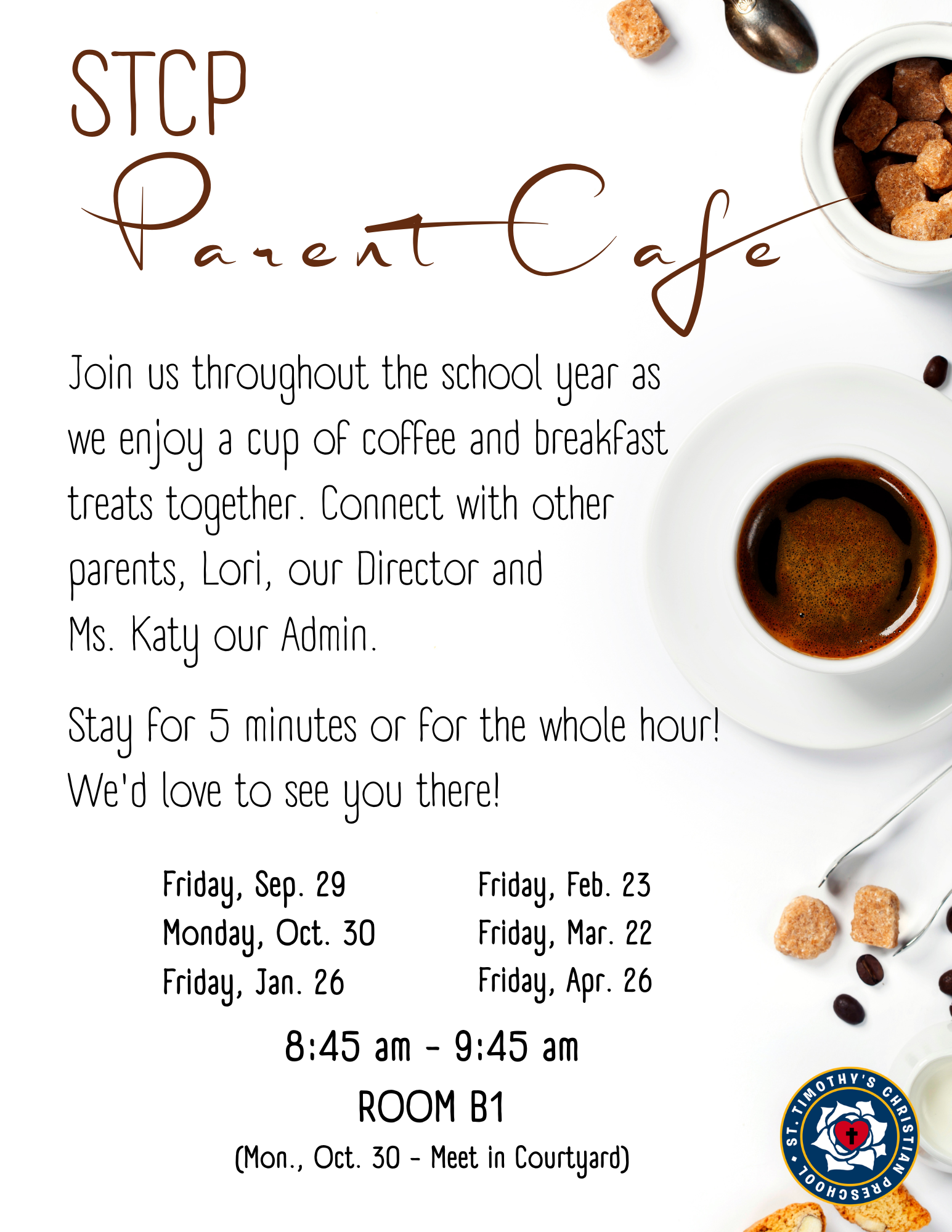 Flyers - St. Timothy's Christian Preschool